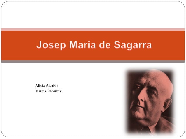Josep Maria de Sagarra | PPT
