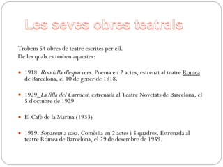 Josep Maria de Sagarra | PPT