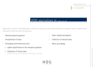 HOG Creative Concepts Company Profile | PPT