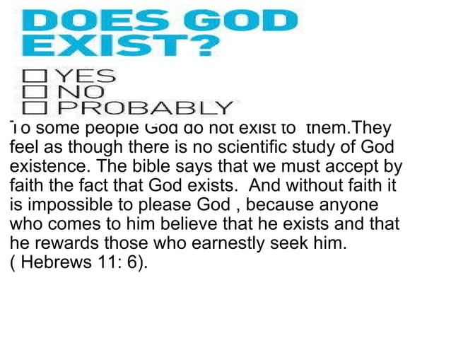 Does God exists webquest | PPT