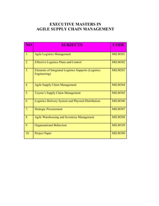 Logistics Core Competencies | PDF