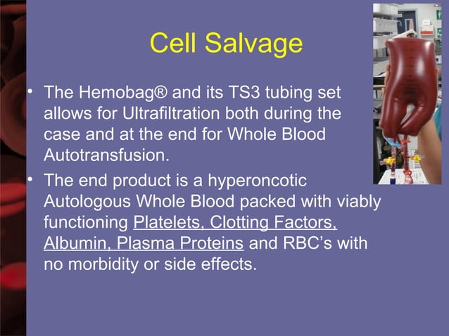 Blood Conservation | PPT