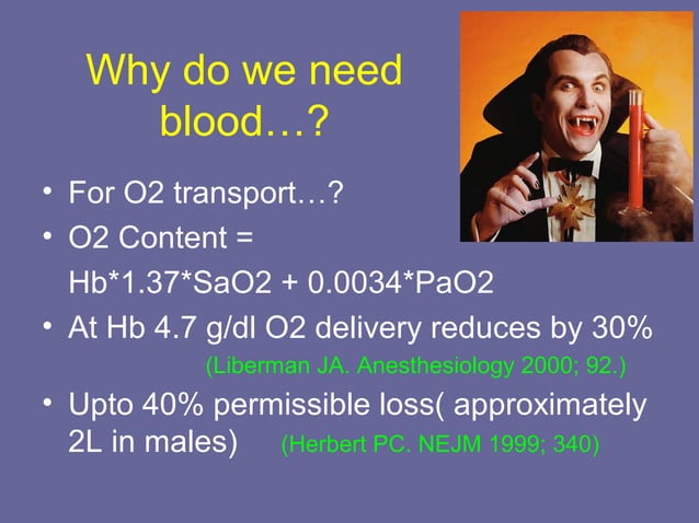 Blood Conservation | PPT