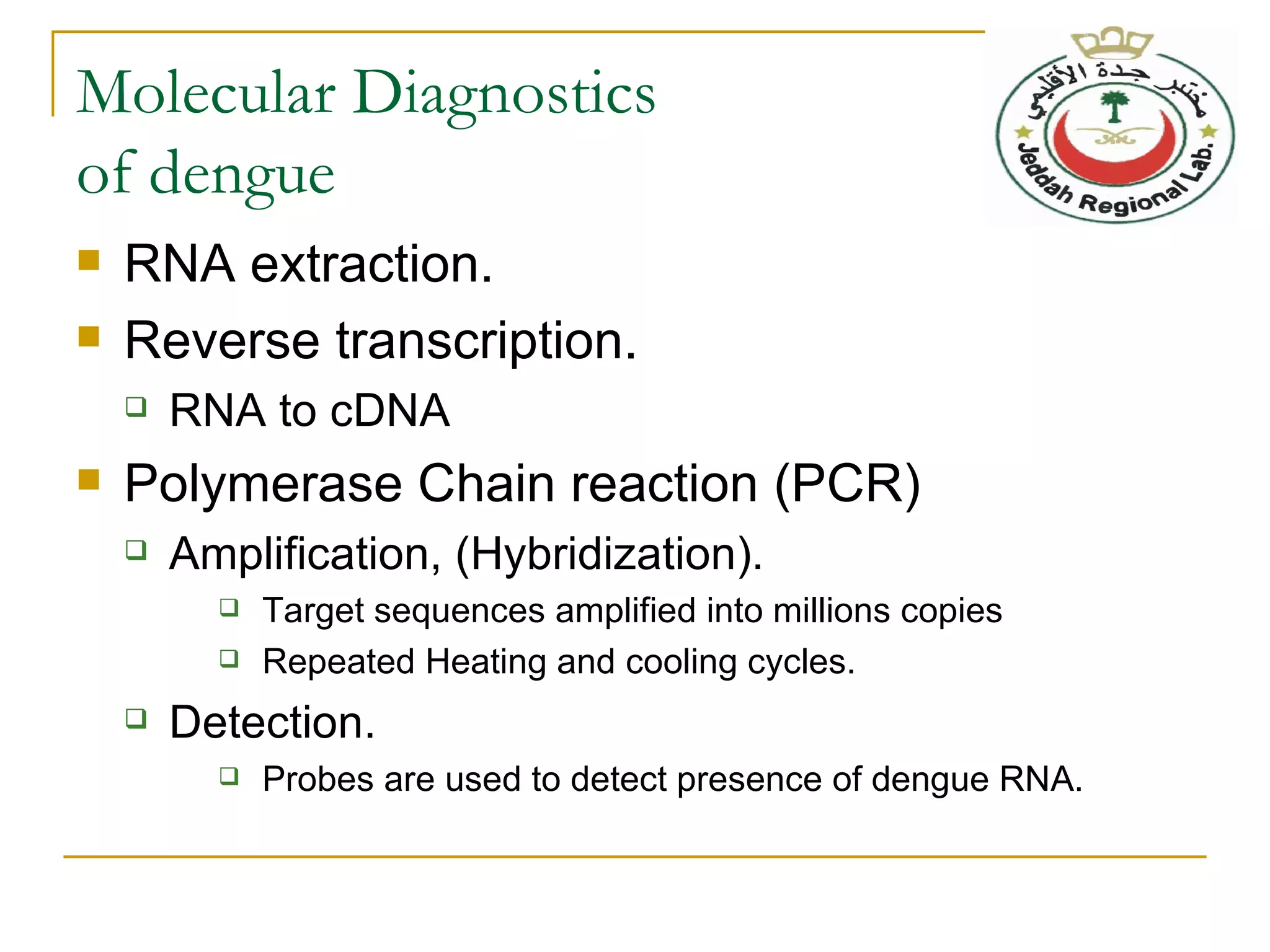 Laboratory investigation of dengue in Jeddah | PPT