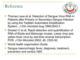 Laboratory investigation of dengue in Jeddah | PPT