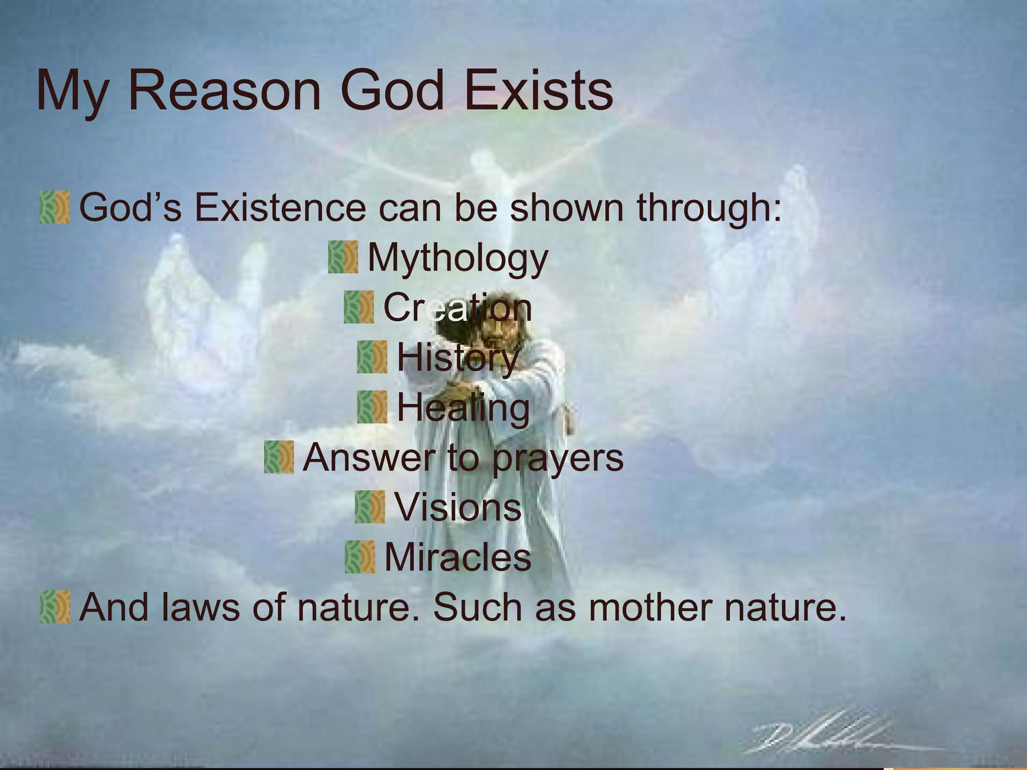 project of God exists | PPT