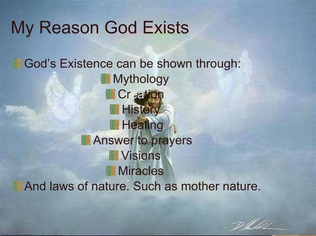 project of God exists | PPT