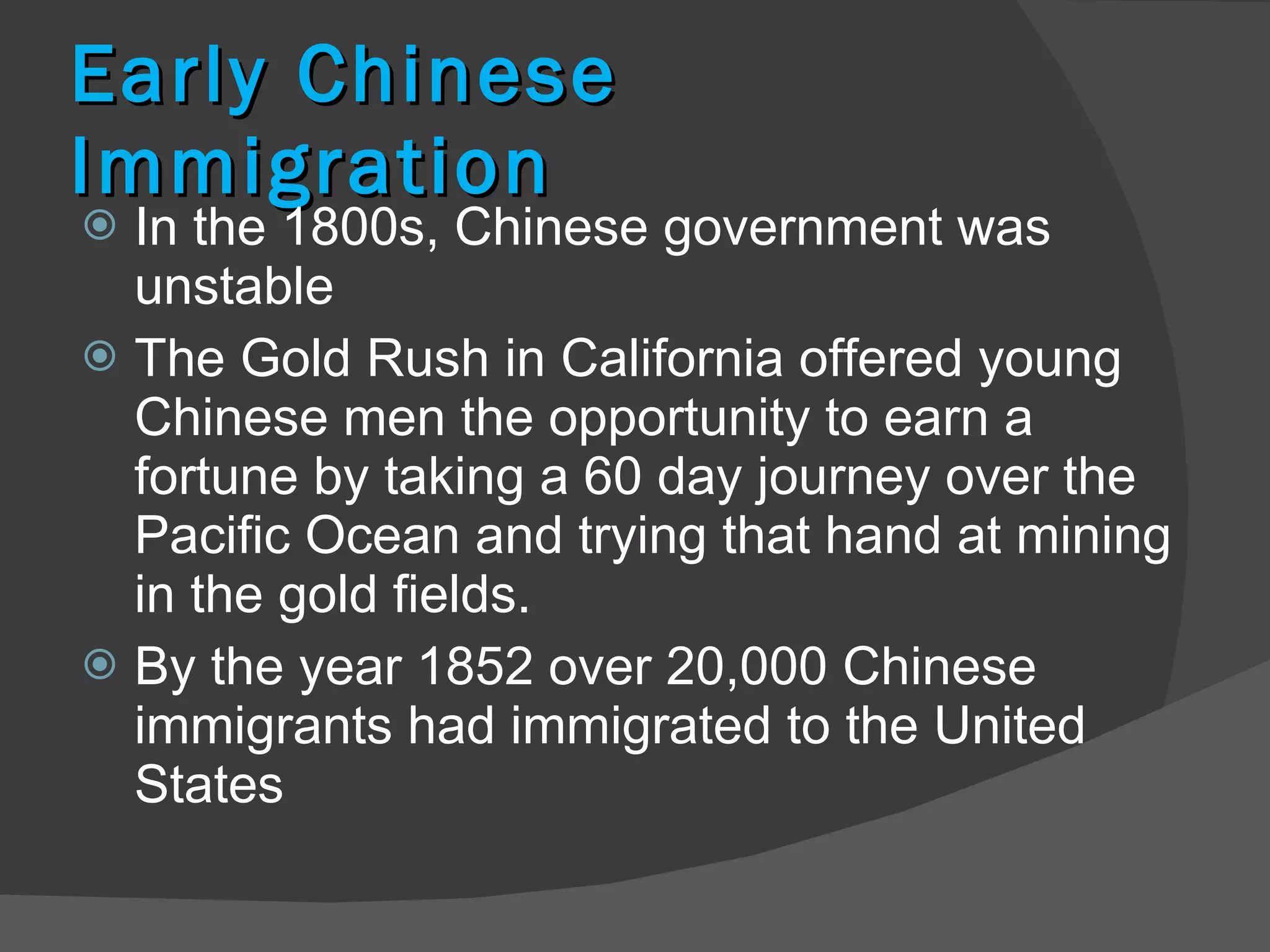 Chinese exclusion Act | PPT