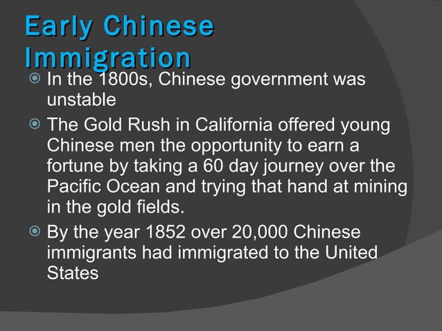 Chinese exclusion Act | PPT