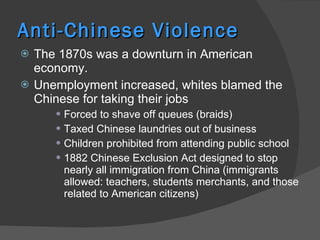 Chinese exclusion Act | PPT