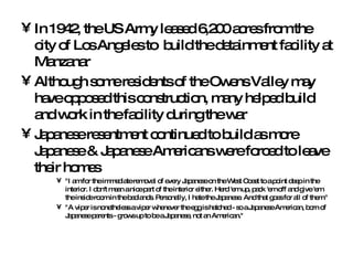 Japanese Internment | PPT