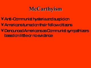 McCarthyism | PPT