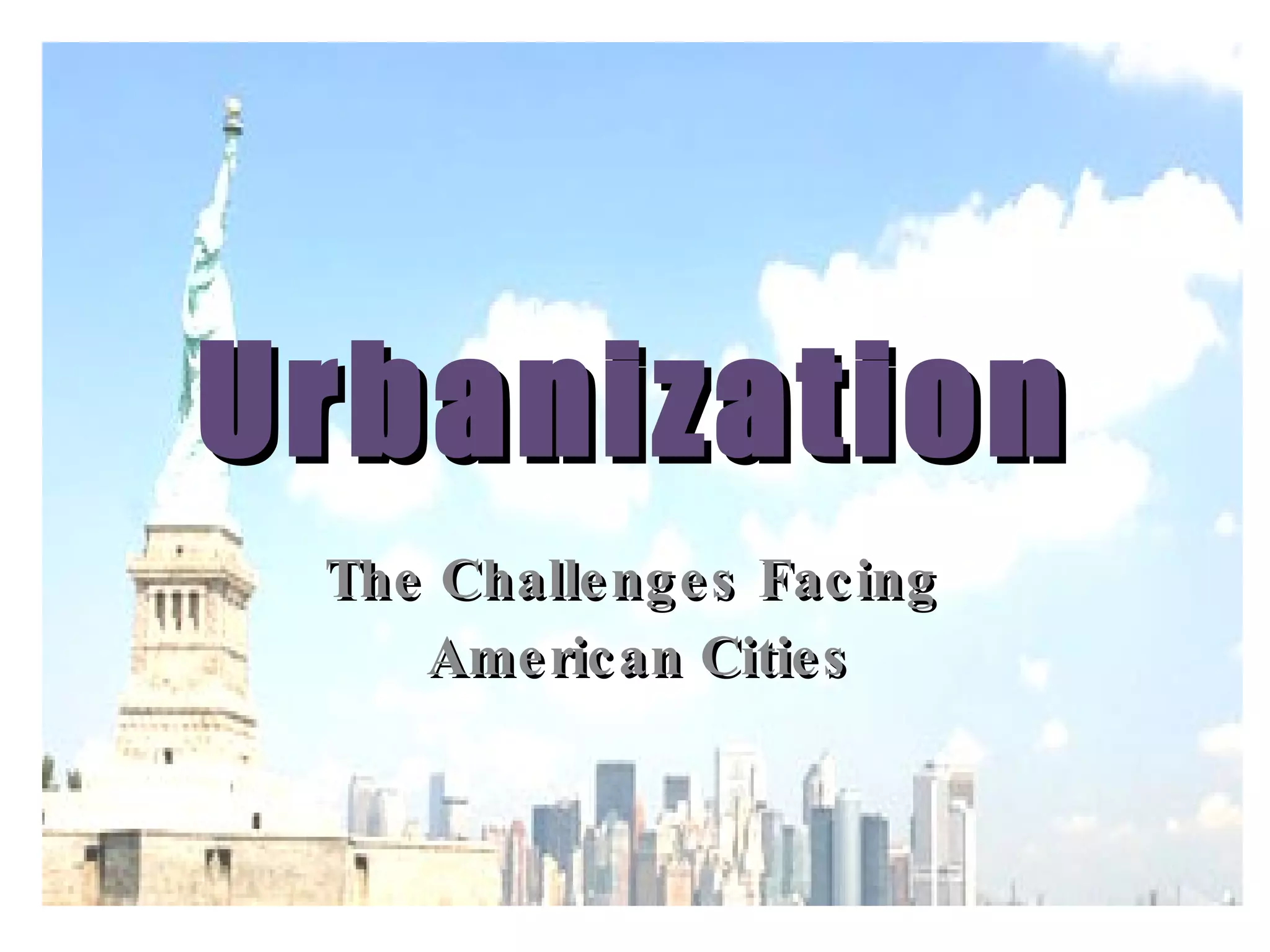 Urbanization | PPT