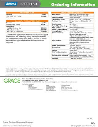 ELSD 3300 - Universal HPLC Detector | PDF