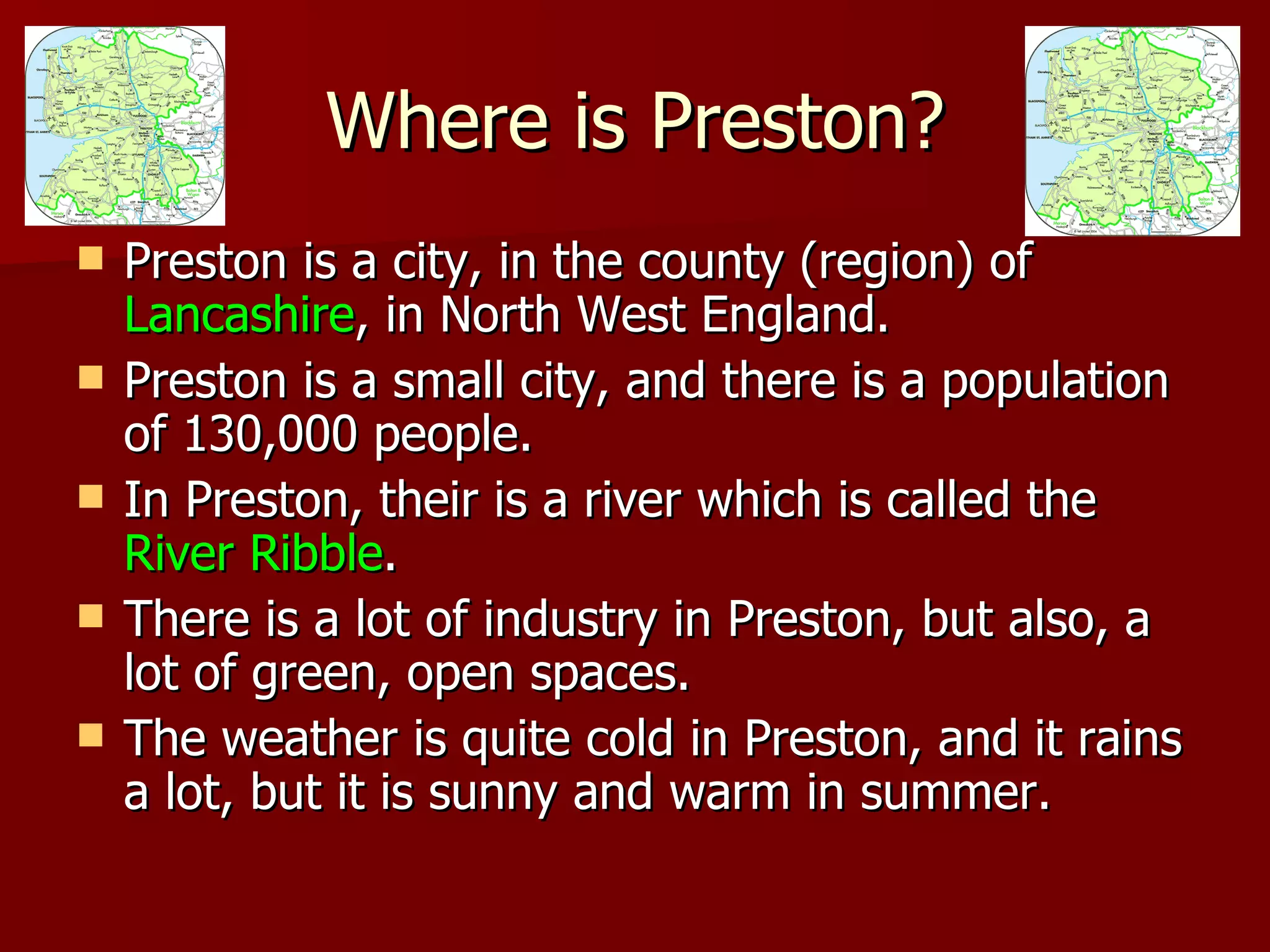 Visit Preston! | PPT