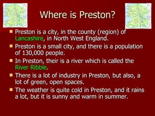 Visit Preston! | PPT