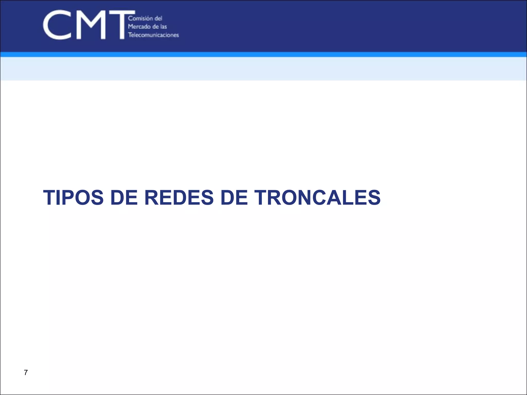 Tipos de redes de agregación y troncales | PPT