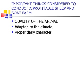Economic importance of goats | PPT