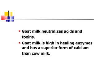 Economic importance of goats | PPT
