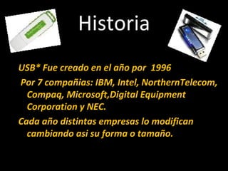 C:\documents and settings\isabella\escritorio\la memoria usb | PPT