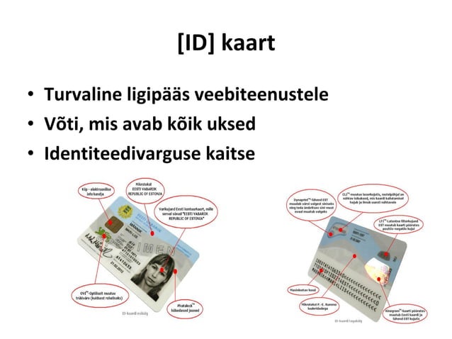 kuidas kasutada ID-kaarti | PPT