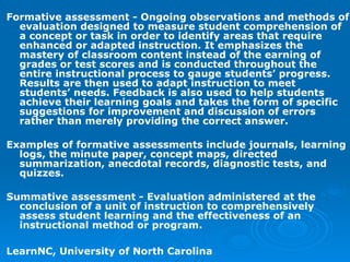 Formative Assessment vs. Summative Assessment | PPT