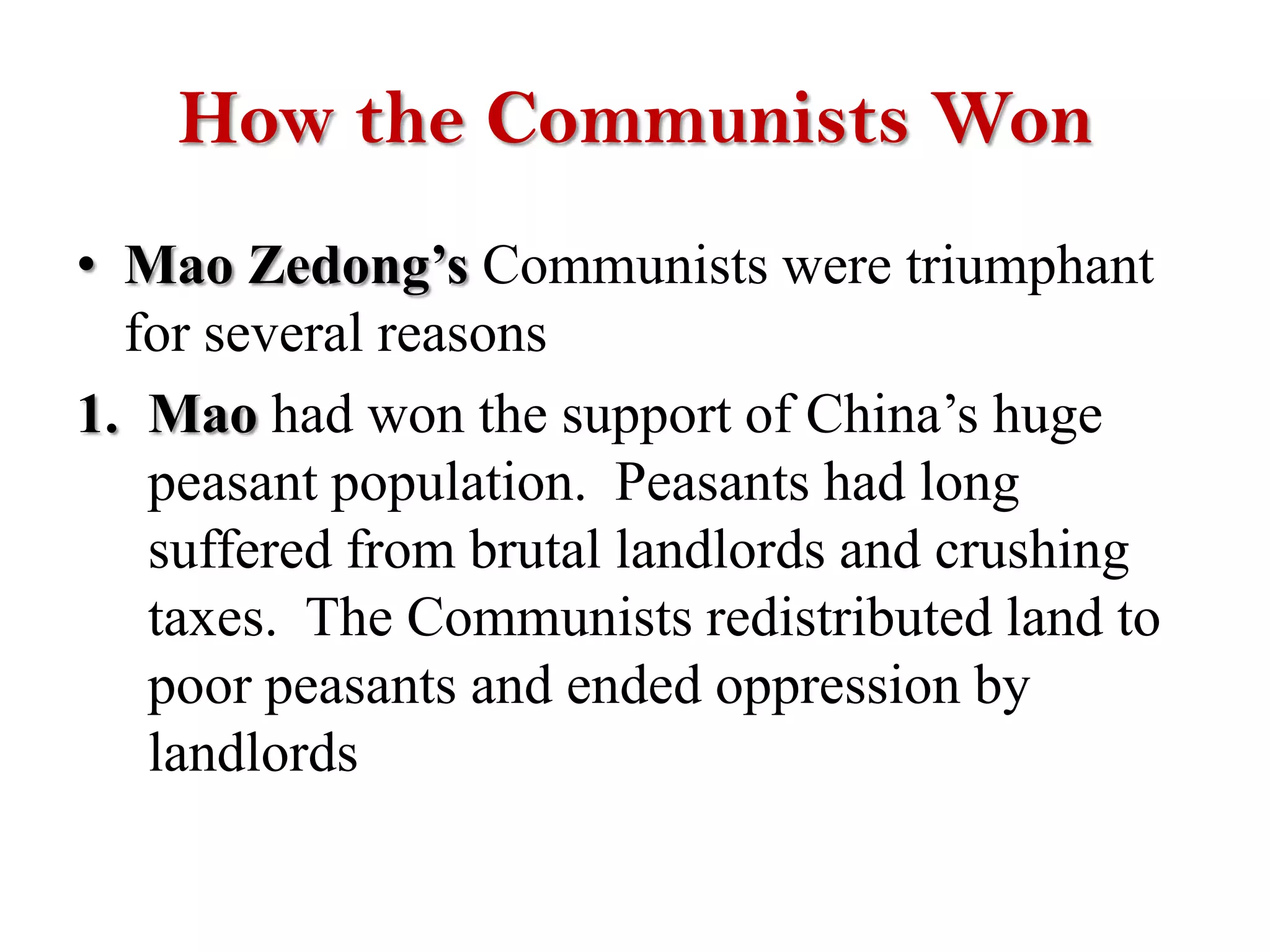 Communism In China | PPTX