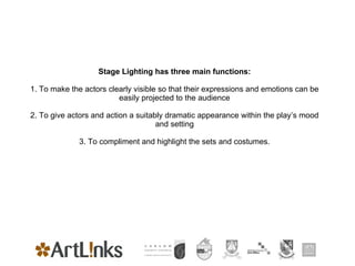 Lighting Design For Amateur Theatre | PPT
