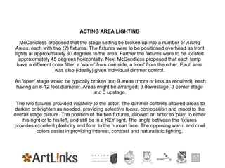 Lighting Design For Amateur Theatre | PPT