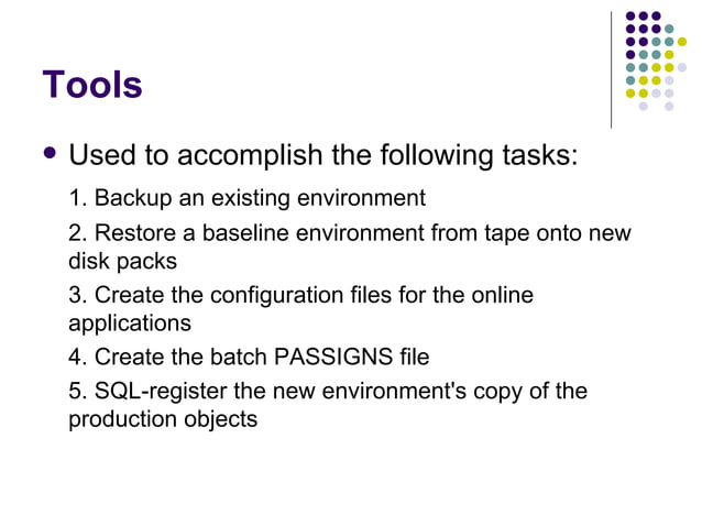 Integrated Test Environment for Tandem Software Applications | PPT