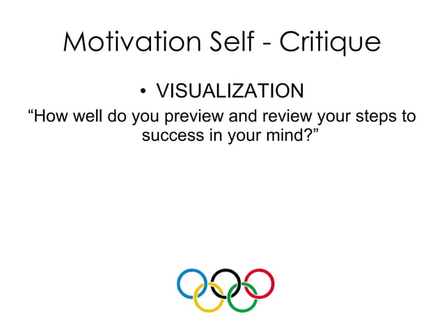 An Olympic Mindset | PPT