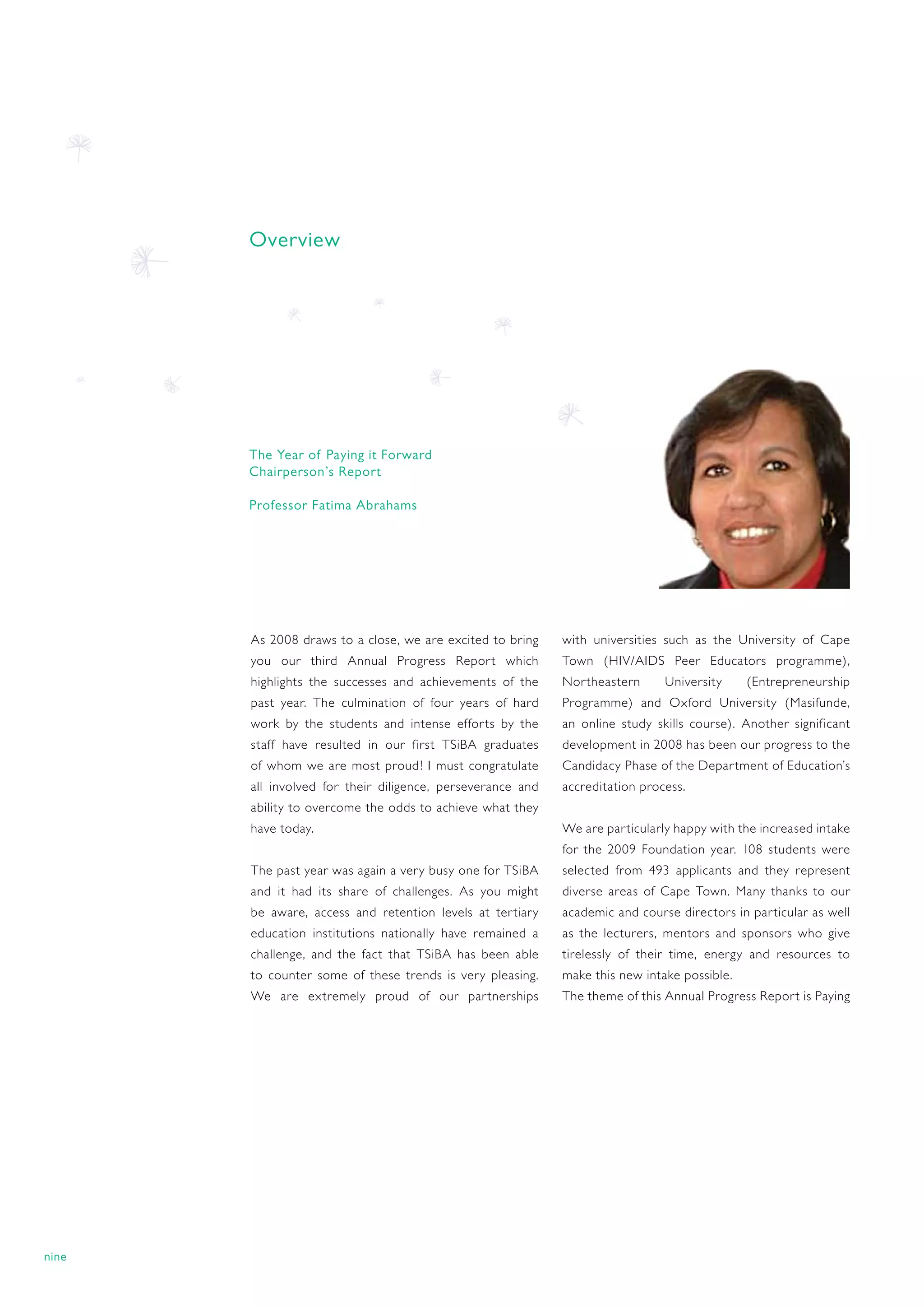 TSiBA's Annual report | PDF