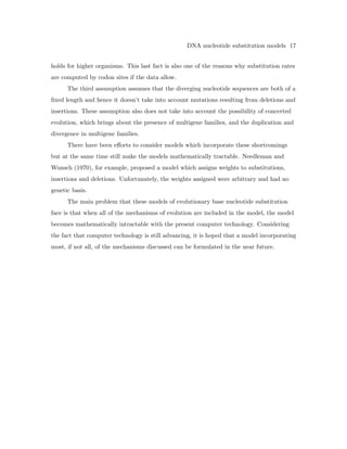 On Some Measures of Genetic Distance Based on Rates of Nucleotide ...