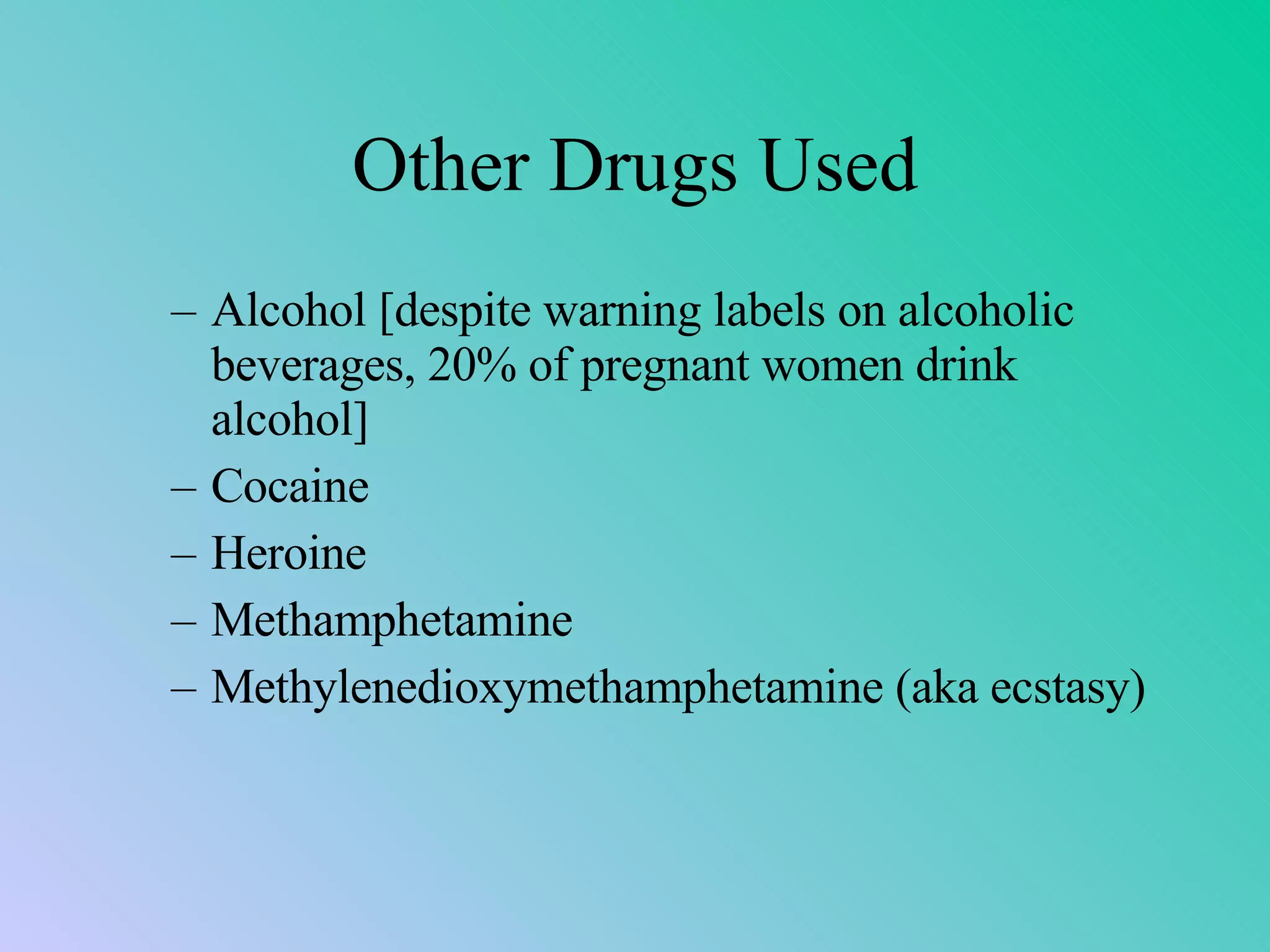 Impact of Drugs on Reproductive Health | PPT