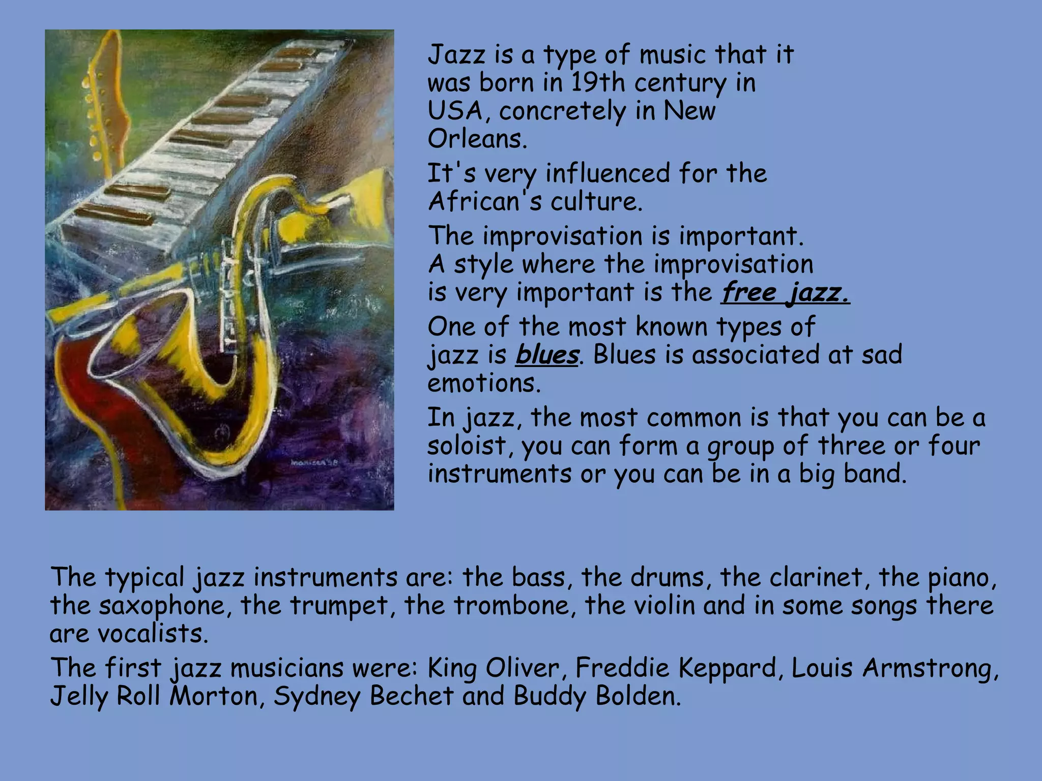 JAZZ MUSIC | PPT