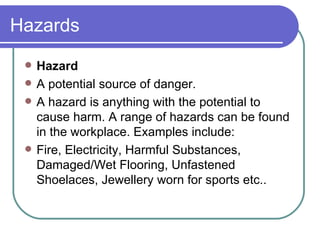 Health and Safety Risk Assessment | PPT | Medical Health