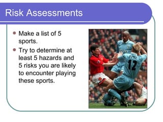 Health and Safety Risk Assessment | PPT | Medical Health