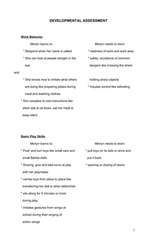 Sample Assessment report | DOC