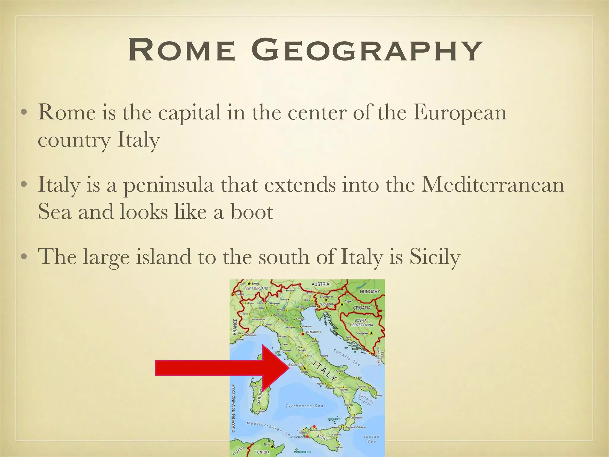 Rome/Greece Geography | PPT
