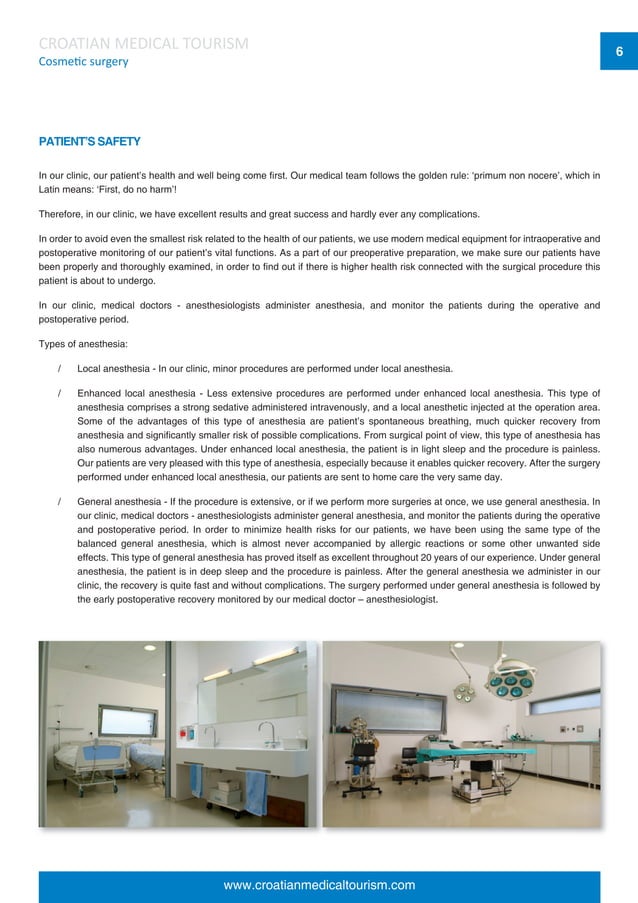 Cosmetic surgery in Croatia | PDF