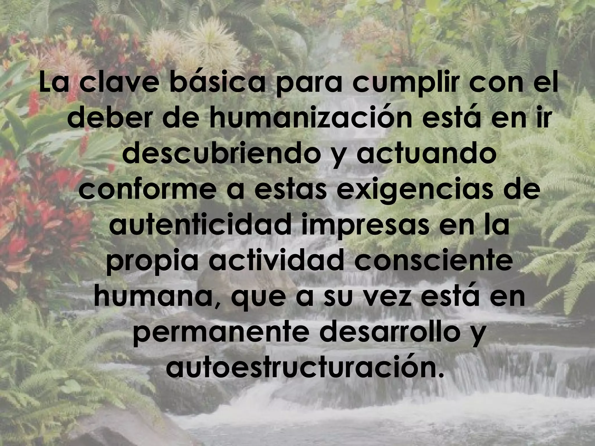 El deber ser humano | PPT