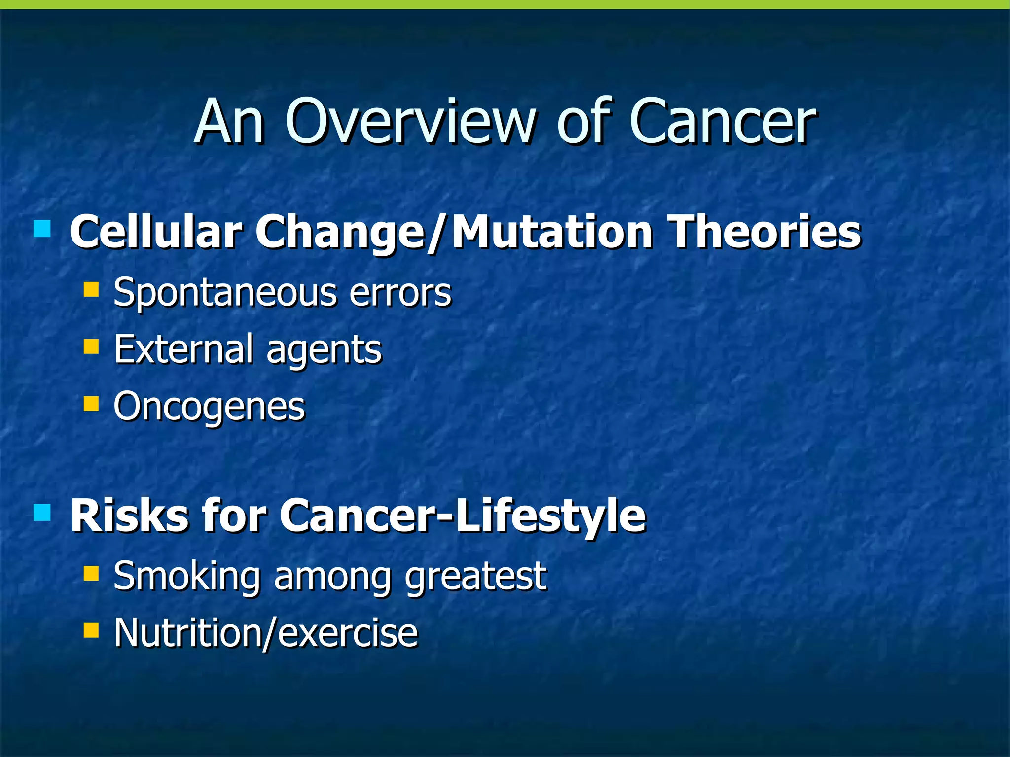 Cancer Powerpoint | PPT