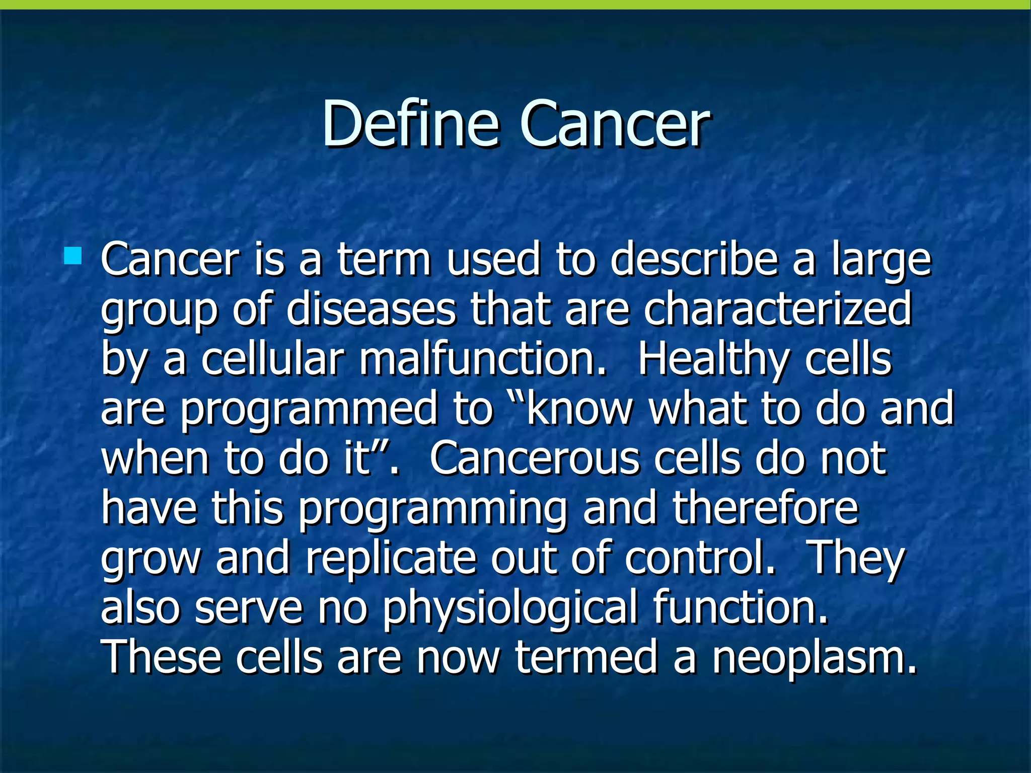 Cancer Powerpoint | PPT