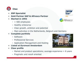 SAP Alfresco Integration For The Public Sector With Ctac | PDF