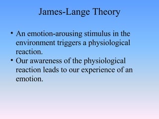 Psychology of Emotion | PPT