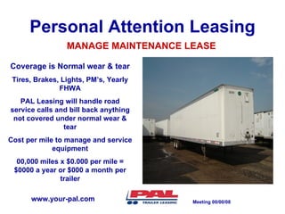Trailer Leaseing Chicago, IL | PPT