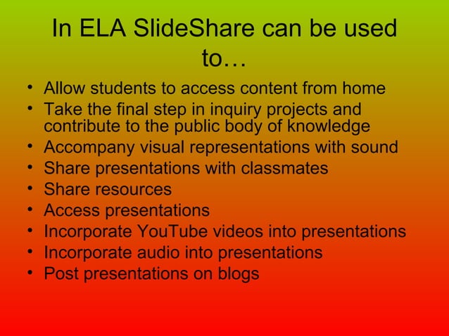SlideShare Showcase Presentation | PPT