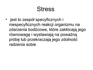 stres w pracy nauczyciela | PPT