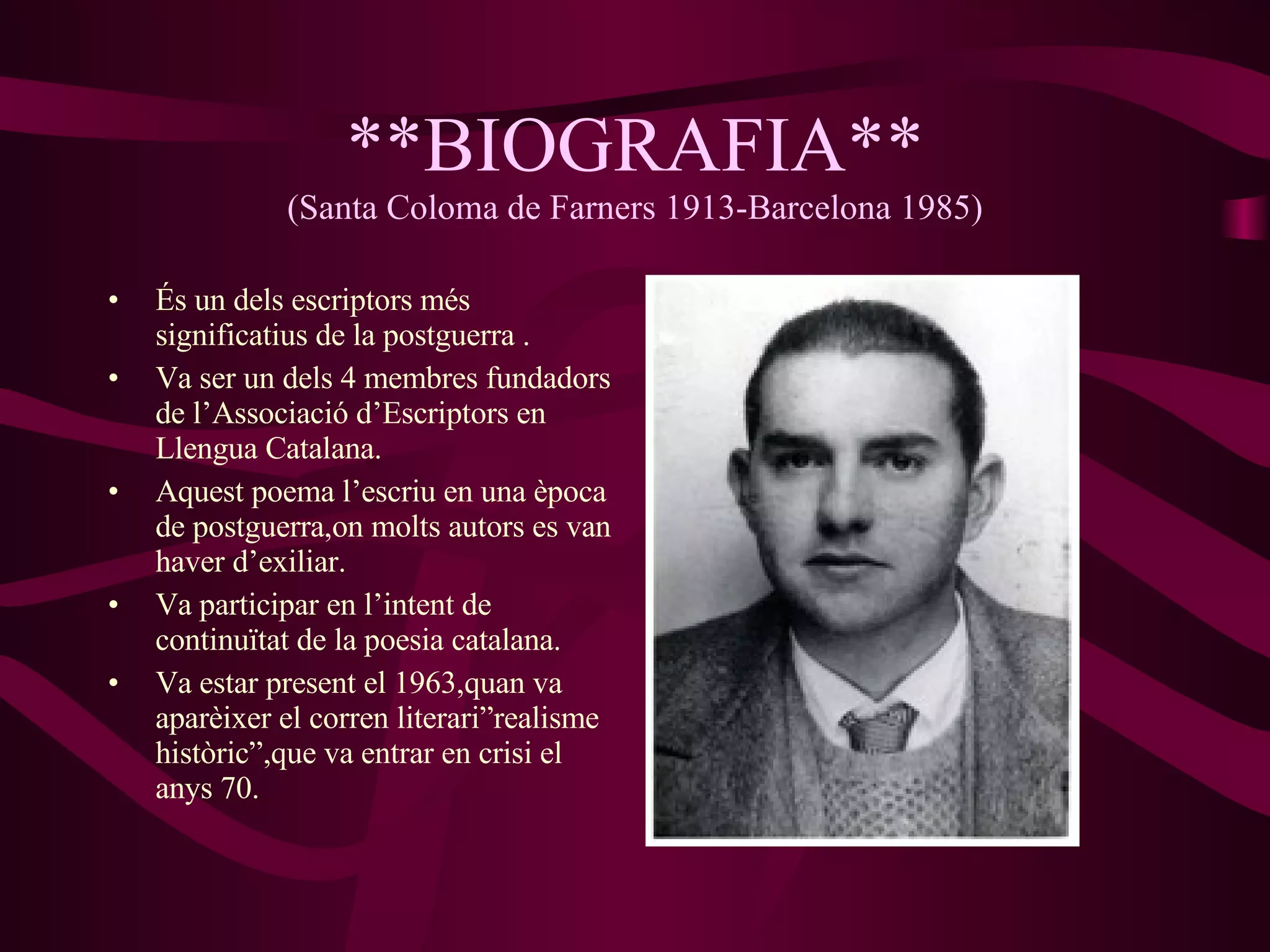 Salvador Espriu | PPT