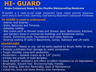 waterproofing | PPS